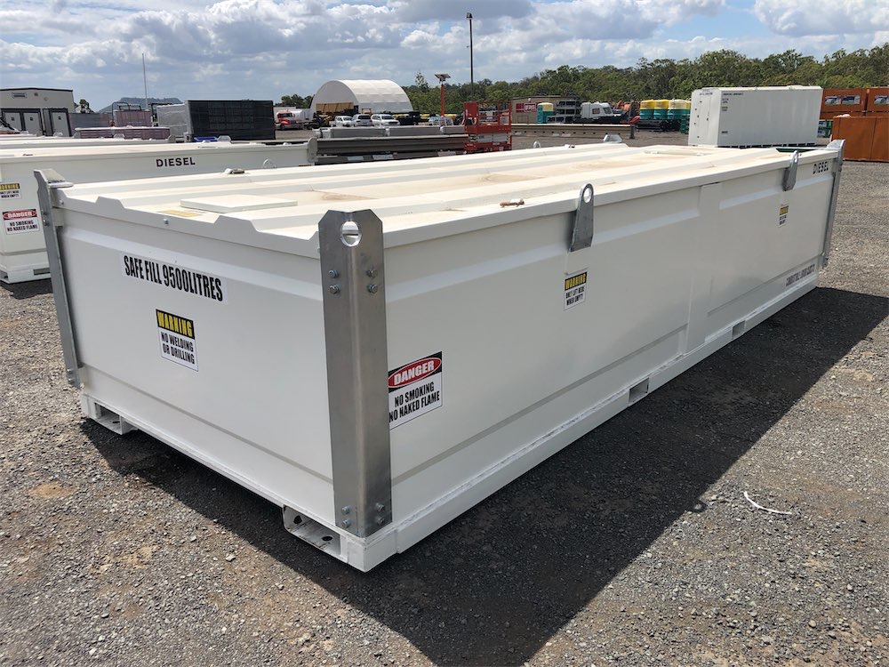 10,000L Bunded Fuel Storage Cell - Excavation Equipment