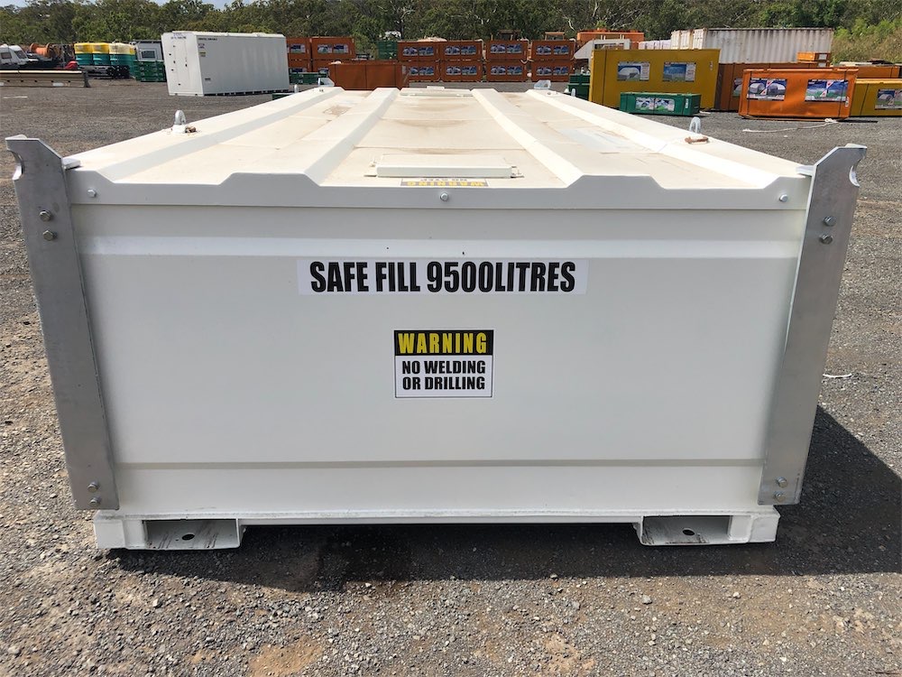 10,000L Bunded Fuel Storage Cell - Excavation Equipment