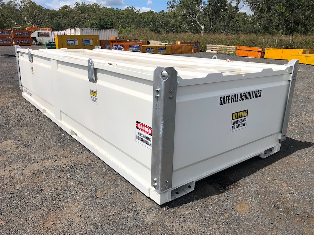 10,000L Bunded Fuel Storage Cell - Excavation Equipment