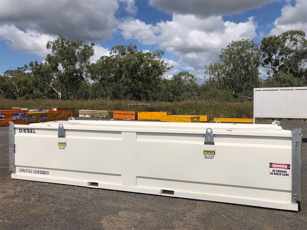 10,000L Bunded Fuel Storage Cell - Excavation Equipment