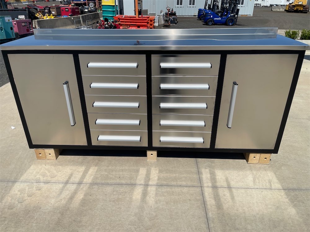10 Drawer Stainless Steel Work Bench Excavation Equipment 10 Drawer Stainless Steel Work Bench Excavation Equipment